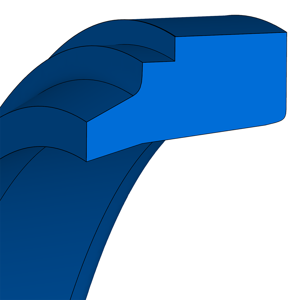 MERKEL sealed piston guide ring EKF-Hallite Seals International ...